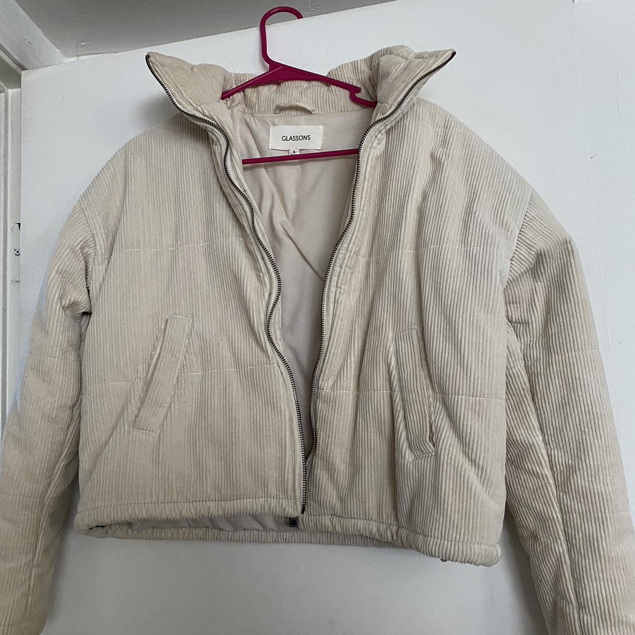 Glassons cream puffer jacket. Worn a couple of times... - Depop
