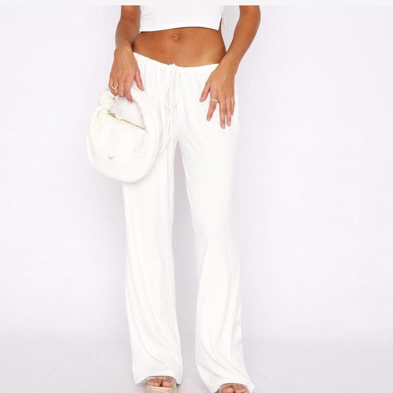 ☁️keeping score pants☁️ - size M - white fox - never... | Depop