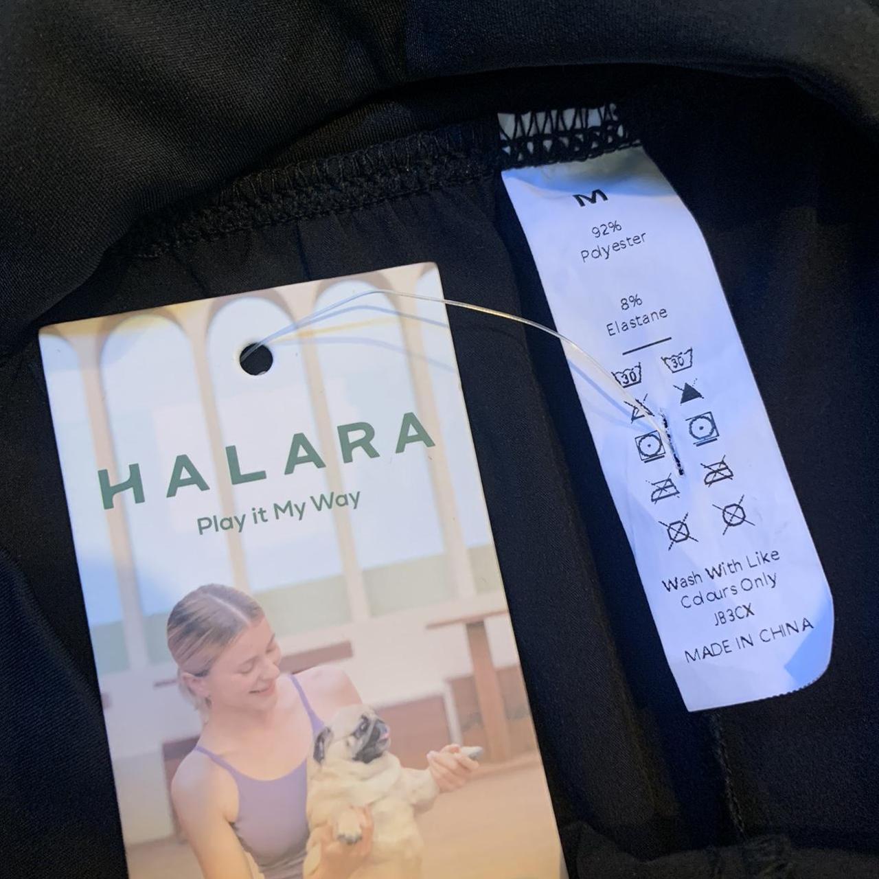 Halara Flowy Shorts nwt size medium black tags:... - Depop