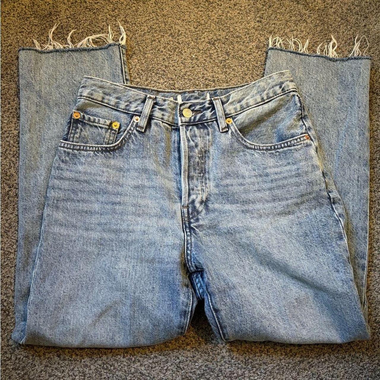 Mng Denim Jeans so cute no flaws besides tags cut... | Depop