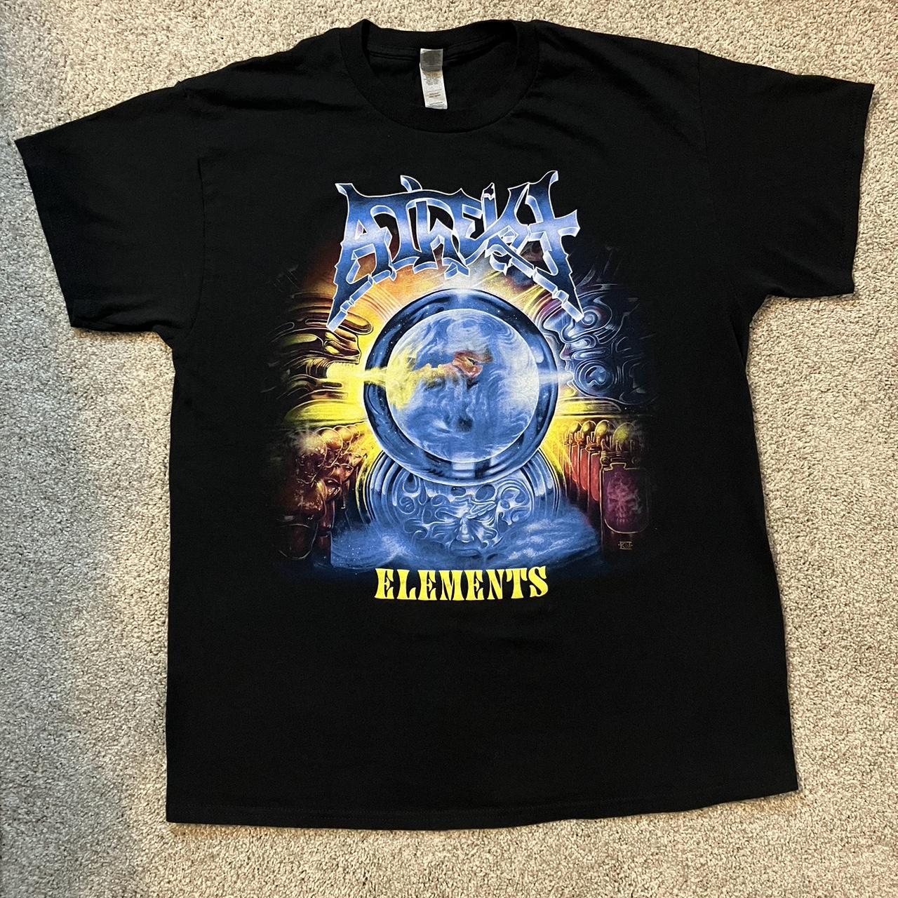 Atheist “Elements” tee. Size large, printed on... - Depop