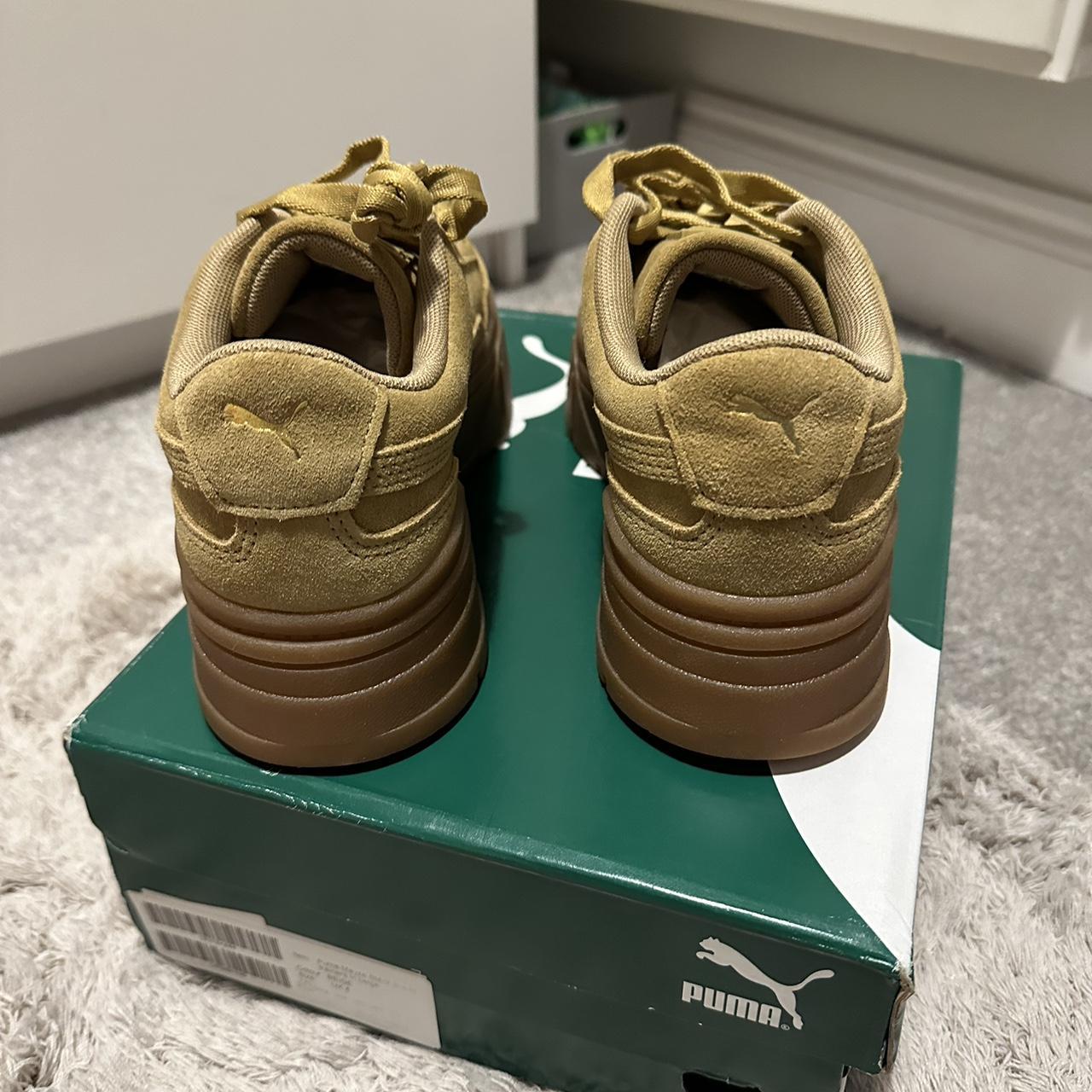 Puma Mayze stack suede trainers. Brand new, never worn. - Depop