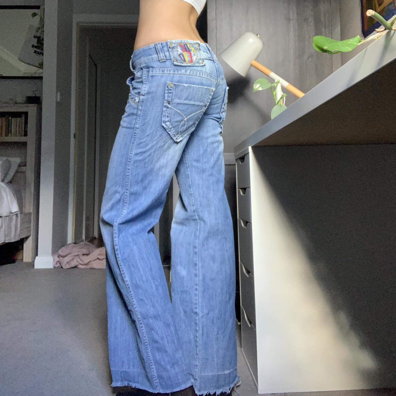 Most perfect pair of jeans Micro rise wide leg jeans... - Depop