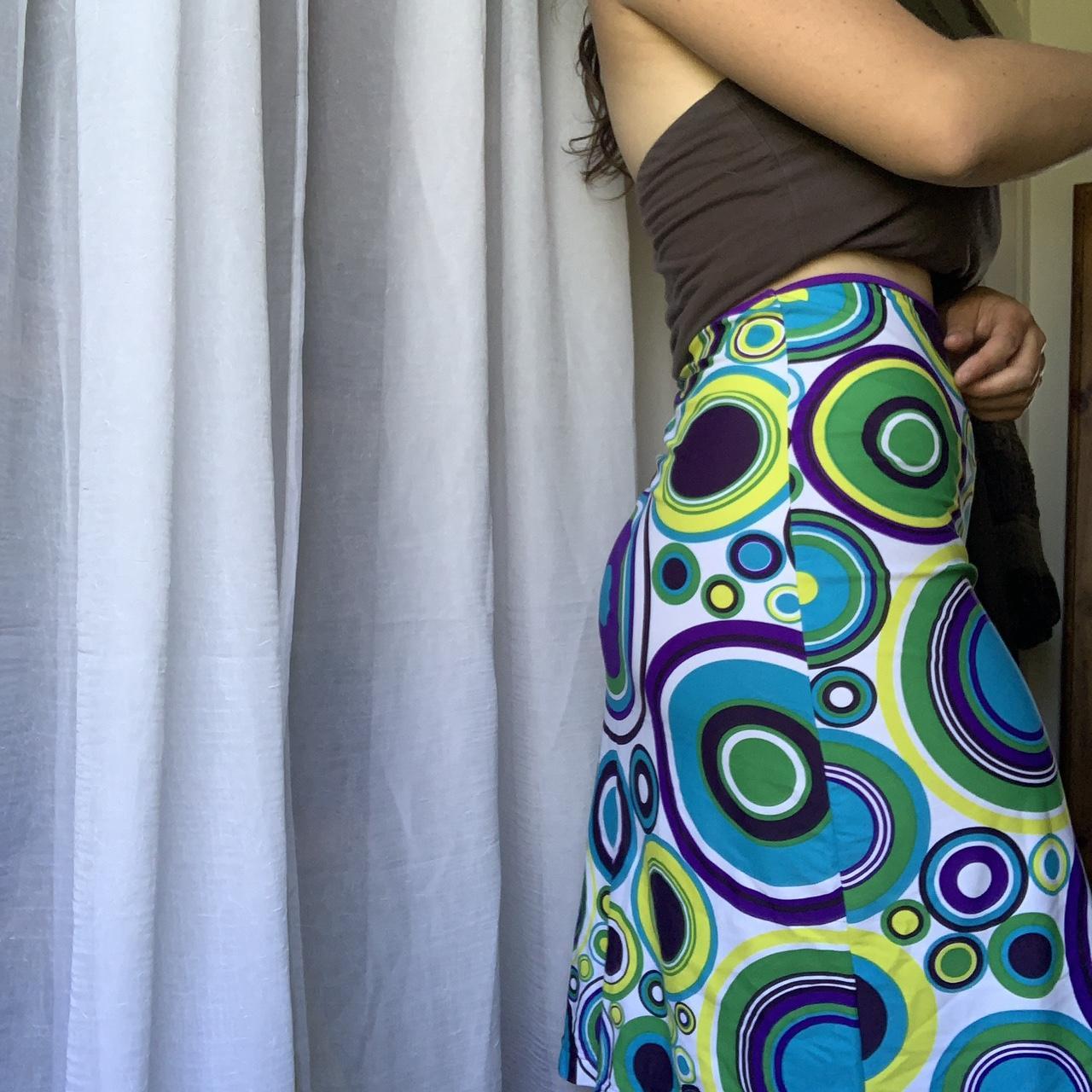 Vintage go go style skirt. Hell yeah. Stretchy... - Depop