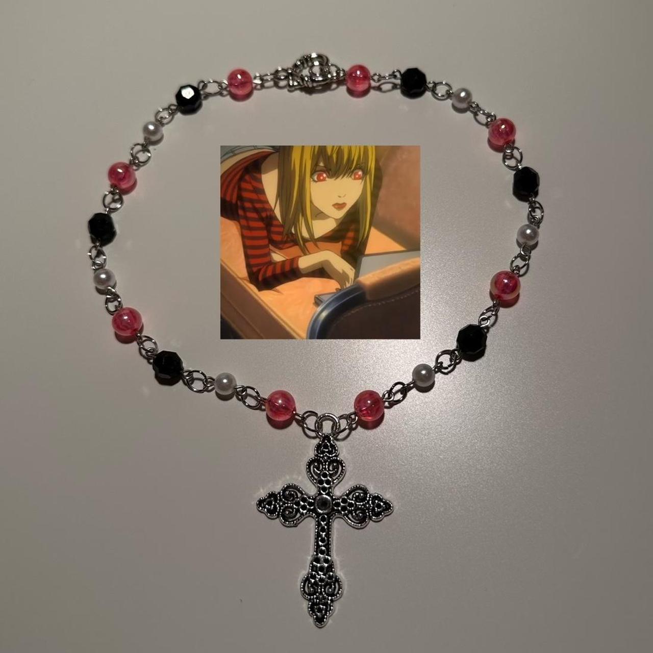 🕷️ misa death note necklace 🕷️ #crossnecklace... - Depop
