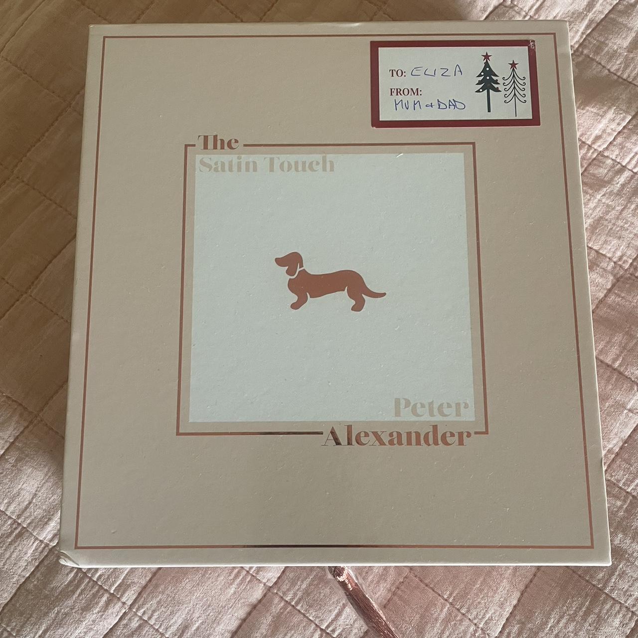 peter alexander silk pyjama set brand new with... - Depop