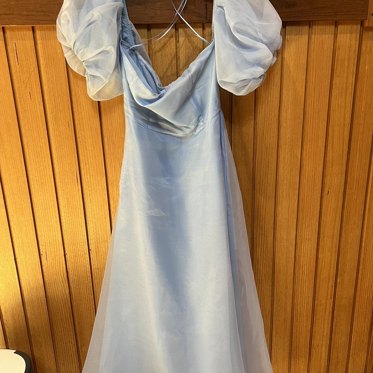 Sonya Coco and Lola evening dress size 12 Light blue... - Depop