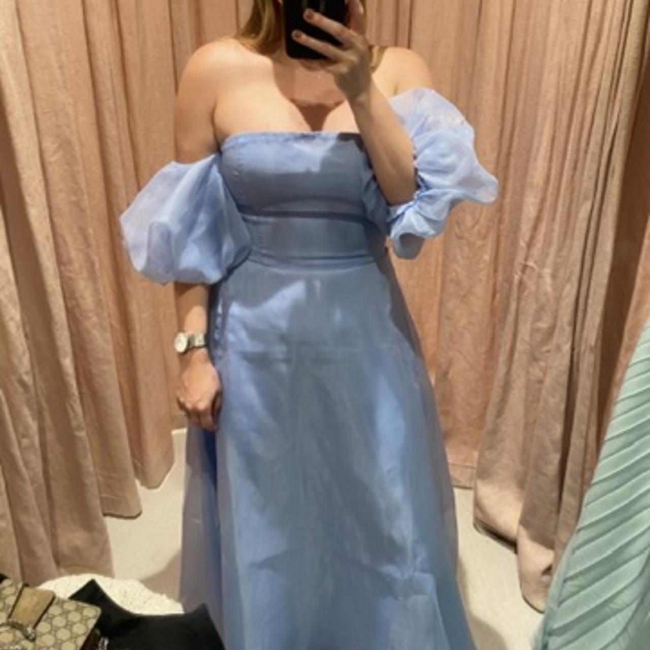 Sonya Coco and Lola evening dress size 12 Light blue... - Depop