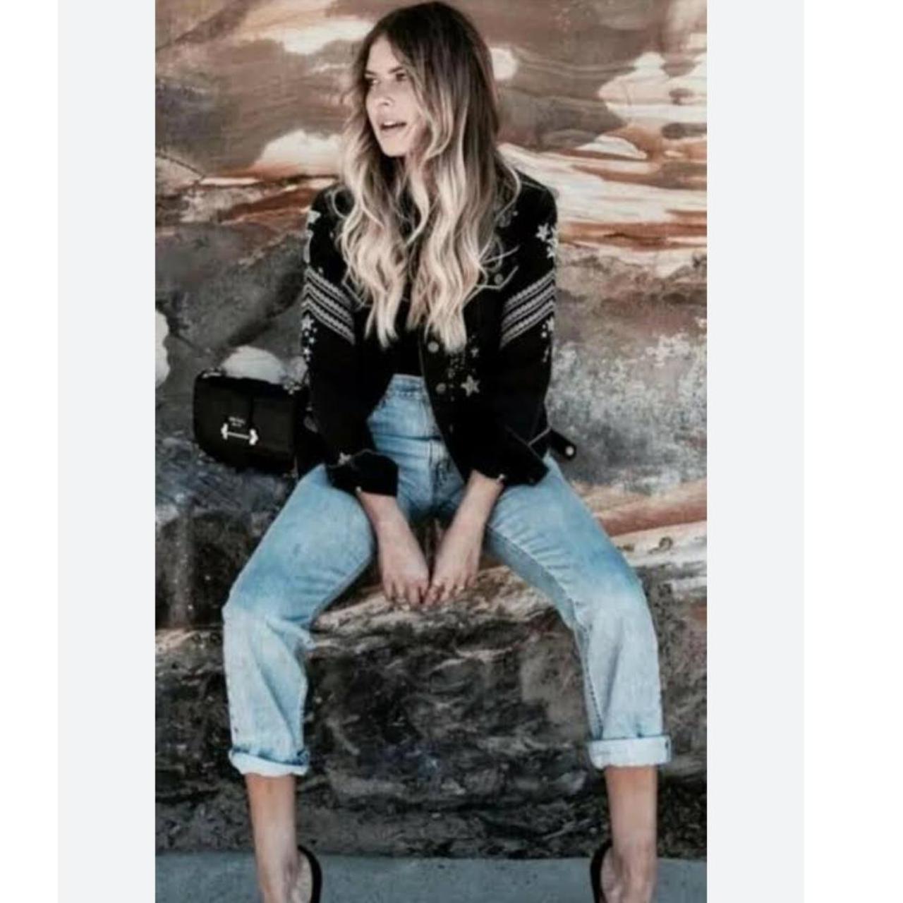 Spell celestial denim embellished jacket Also have... | Depop