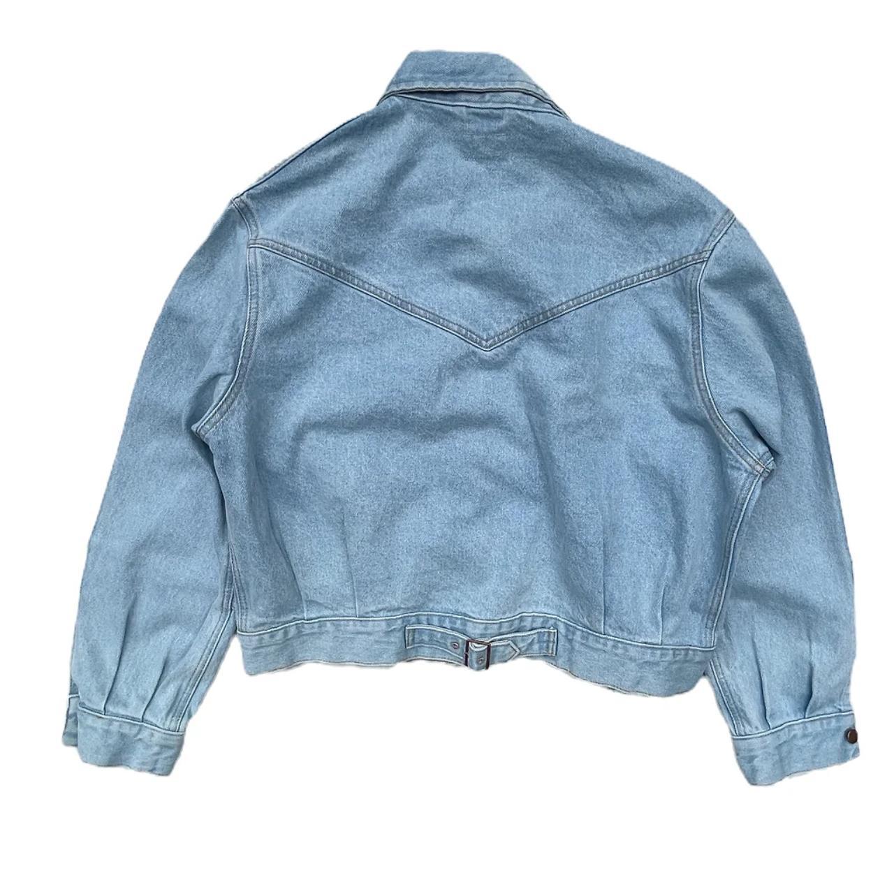 Wrangler light blue oversized denim jacket. Brand... - Depop