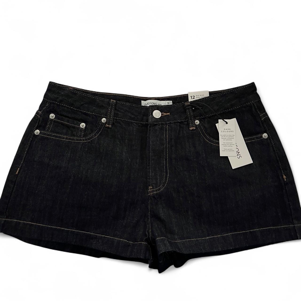 Glassons mid rise denim mini short NWT!!! | Depop