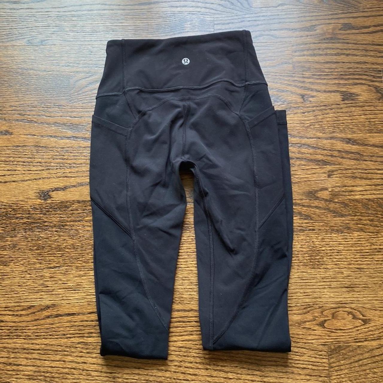 Lululemon Black Leggings Worn But Still In Good Depop
