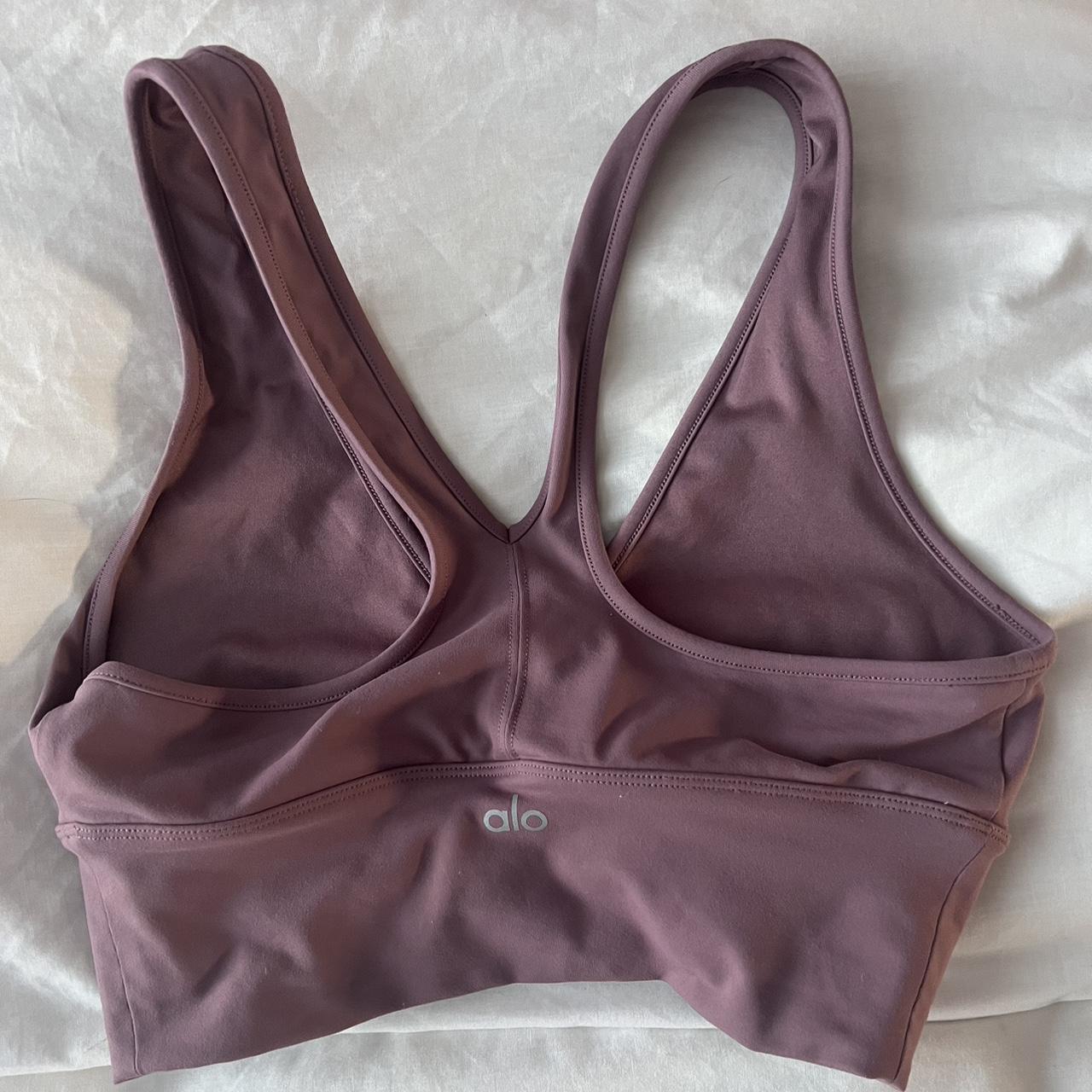 Gorgeous Mauve color Alo yoga top. So versatile #alo... - Depop