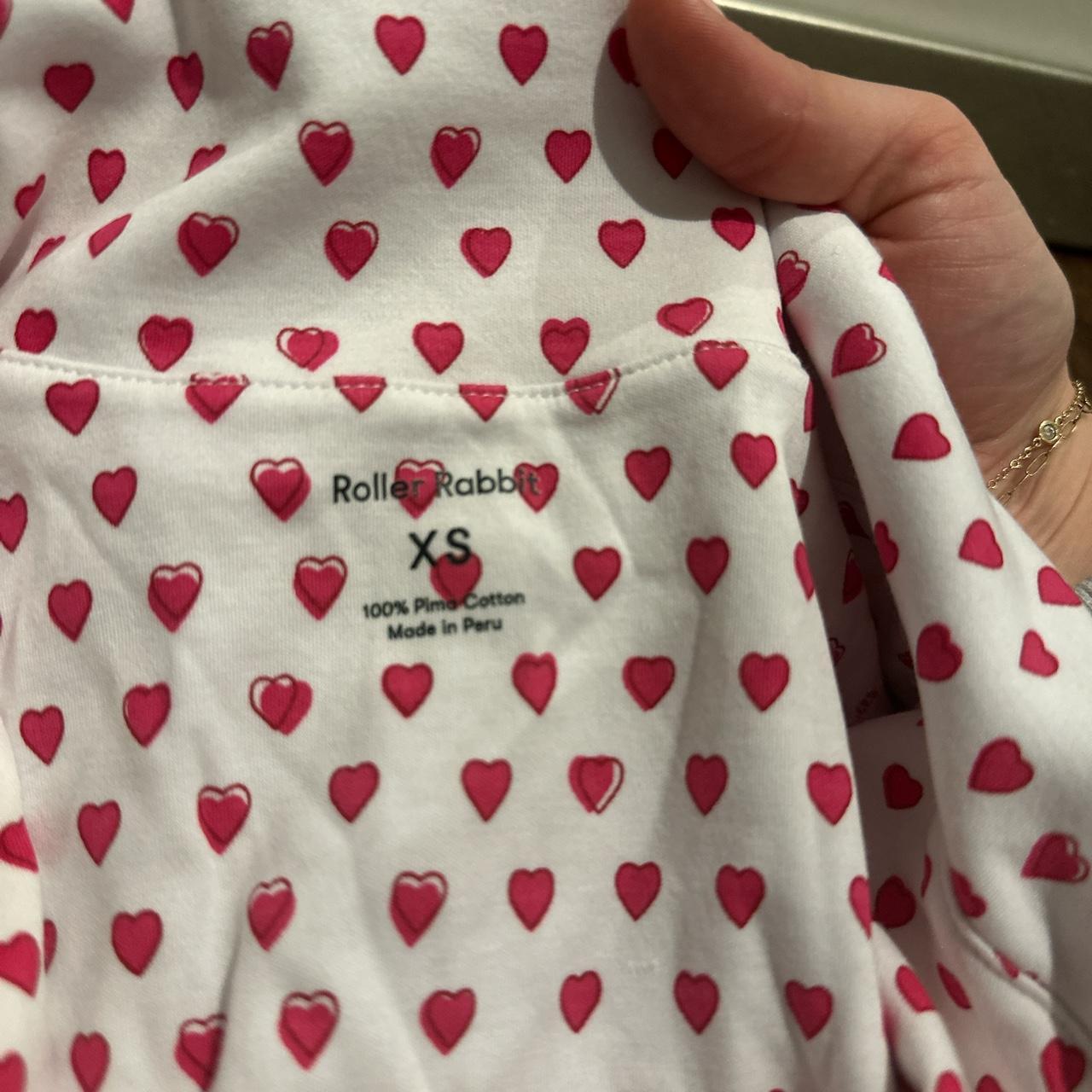 Brand new without tags Roller Rabbit hearts polo... - Depop