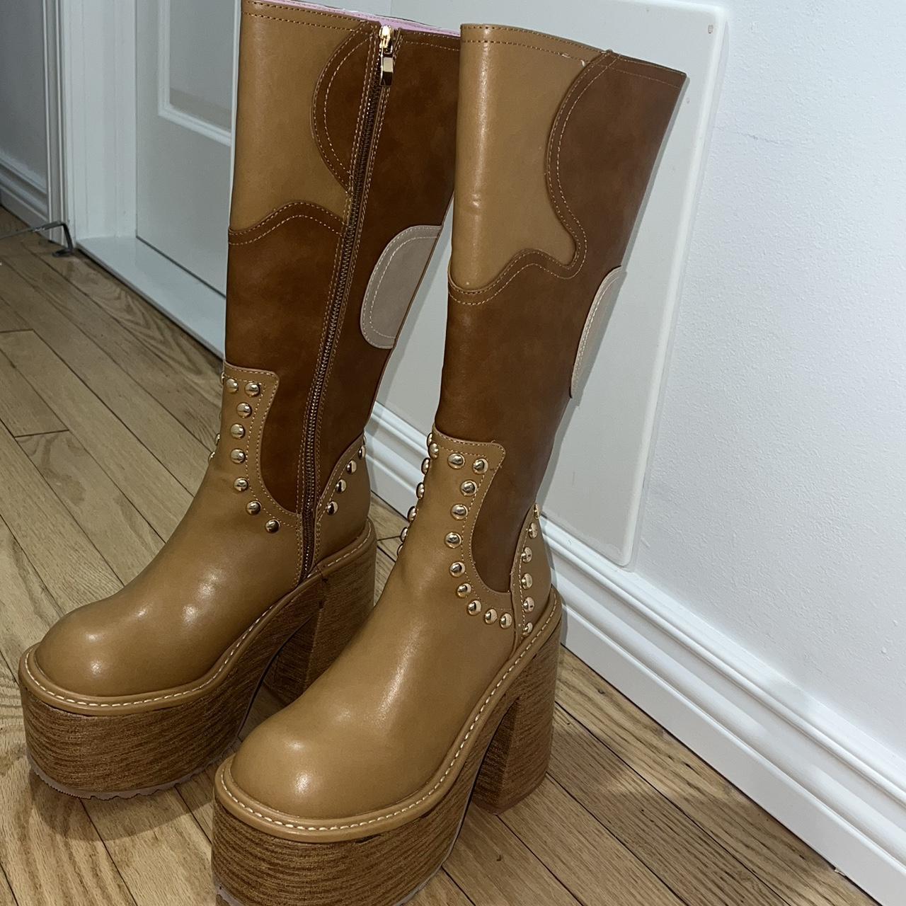 Dolls Kill x Bratz platform boots. Brand new, never... - Depop Dolls Kill x Bratz platform boots. Brand new, never... - Depop