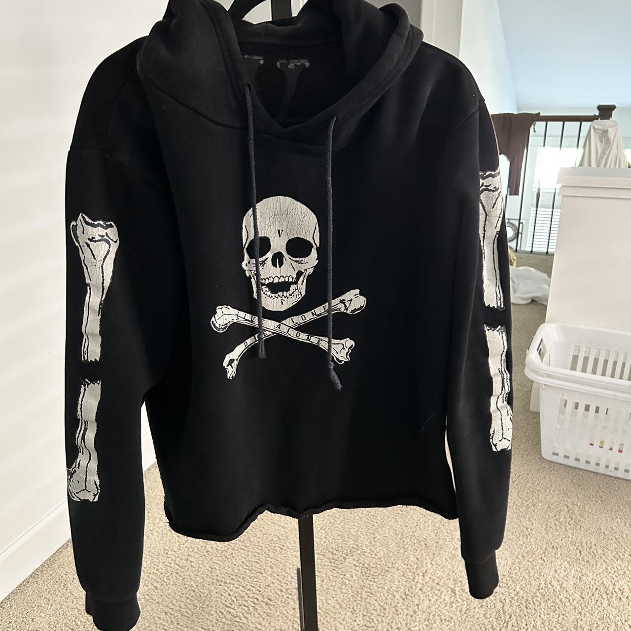 Vlone skull hoodie | Depop