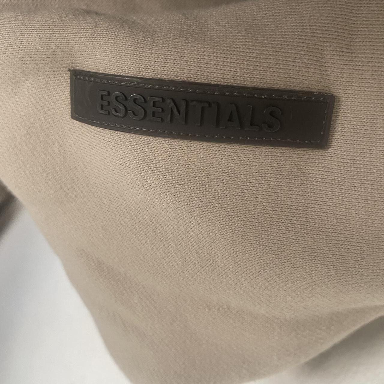 Taupe/ Beige Essentials Hoodie Fear Of God Worn... - Depop