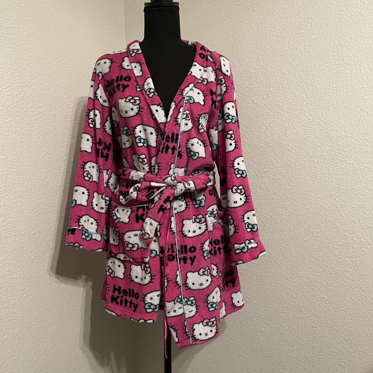 Hello Kitty robe! Women’s Size small one hole in... - Depop