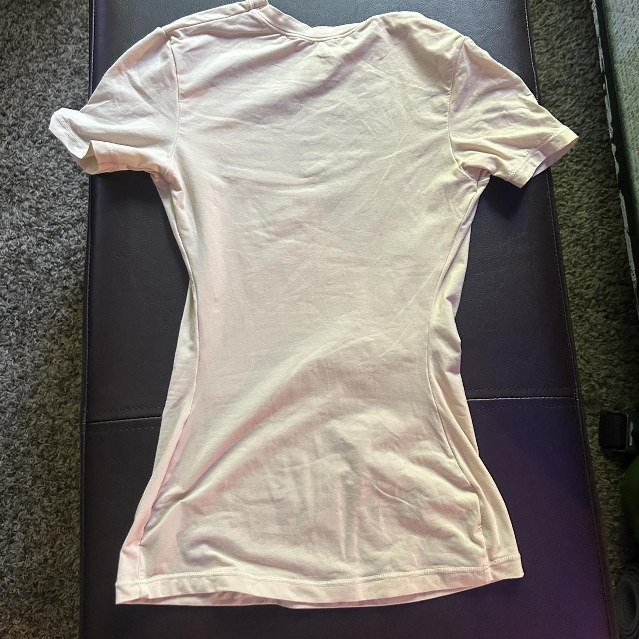 Skims fitted tee fitted, slim fit, basic tee, soft... | Depop