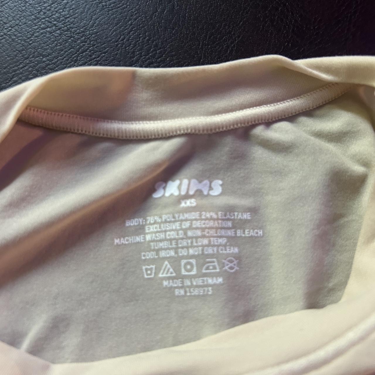 Skims fitted tee fitted, slim fit, basic tee, soft... | Depop