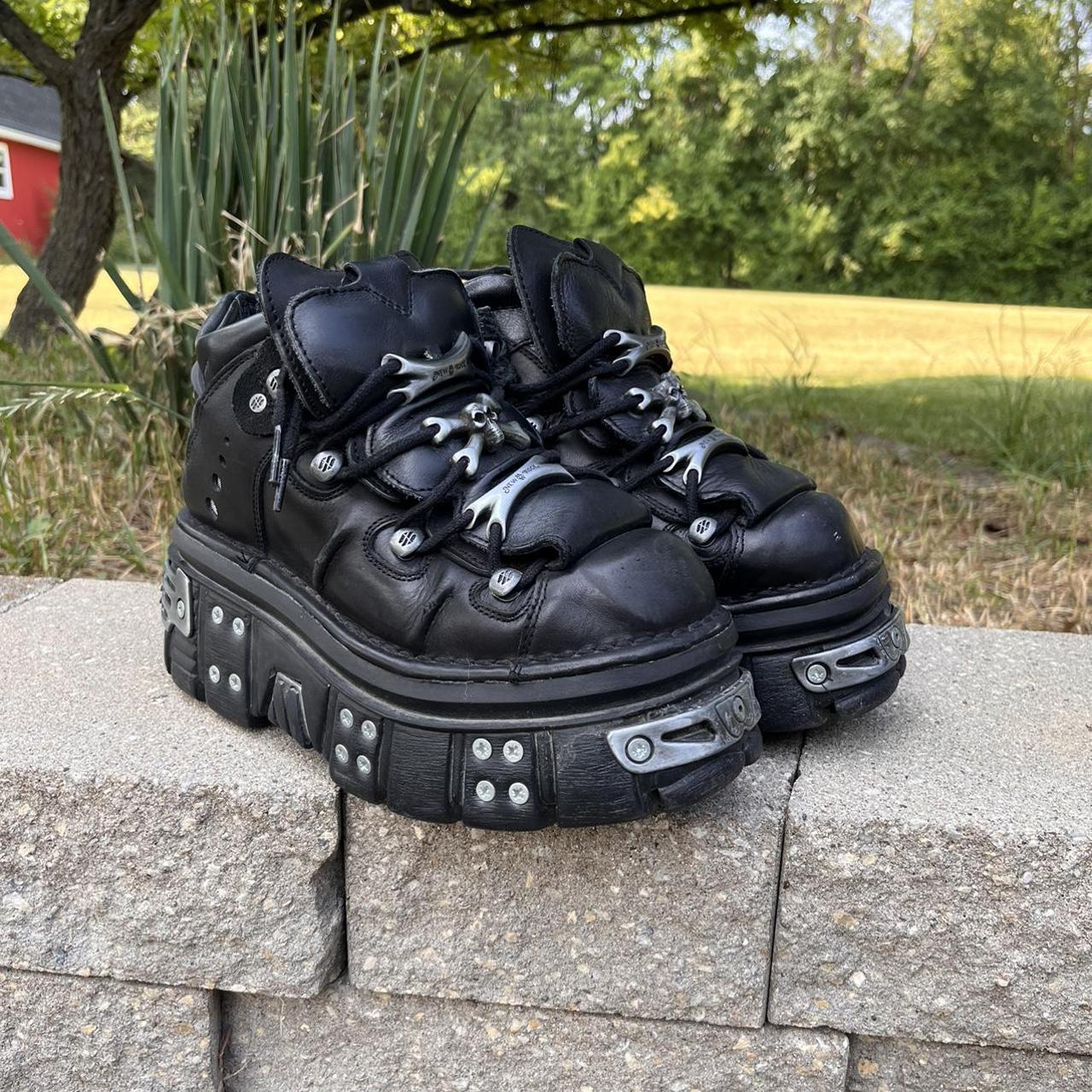 Gently Used New Rock Boots purchased directly from... - Depop