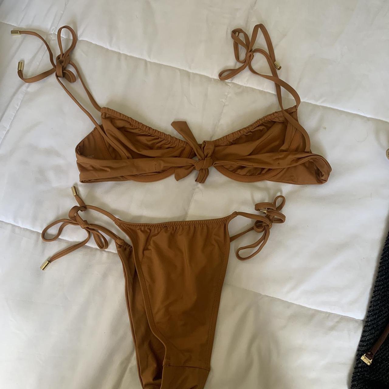 Monday Swimwear Bikini set Size small top and... - Depop