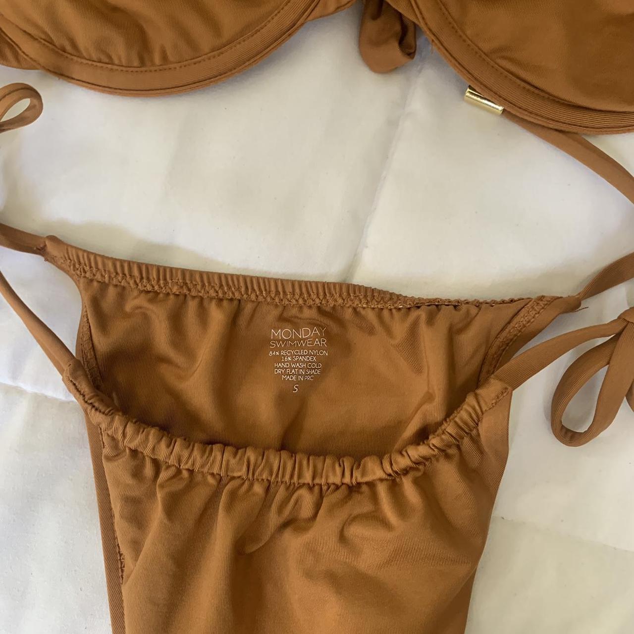Monday Swimwear Bikini set Size small top and... - Depop