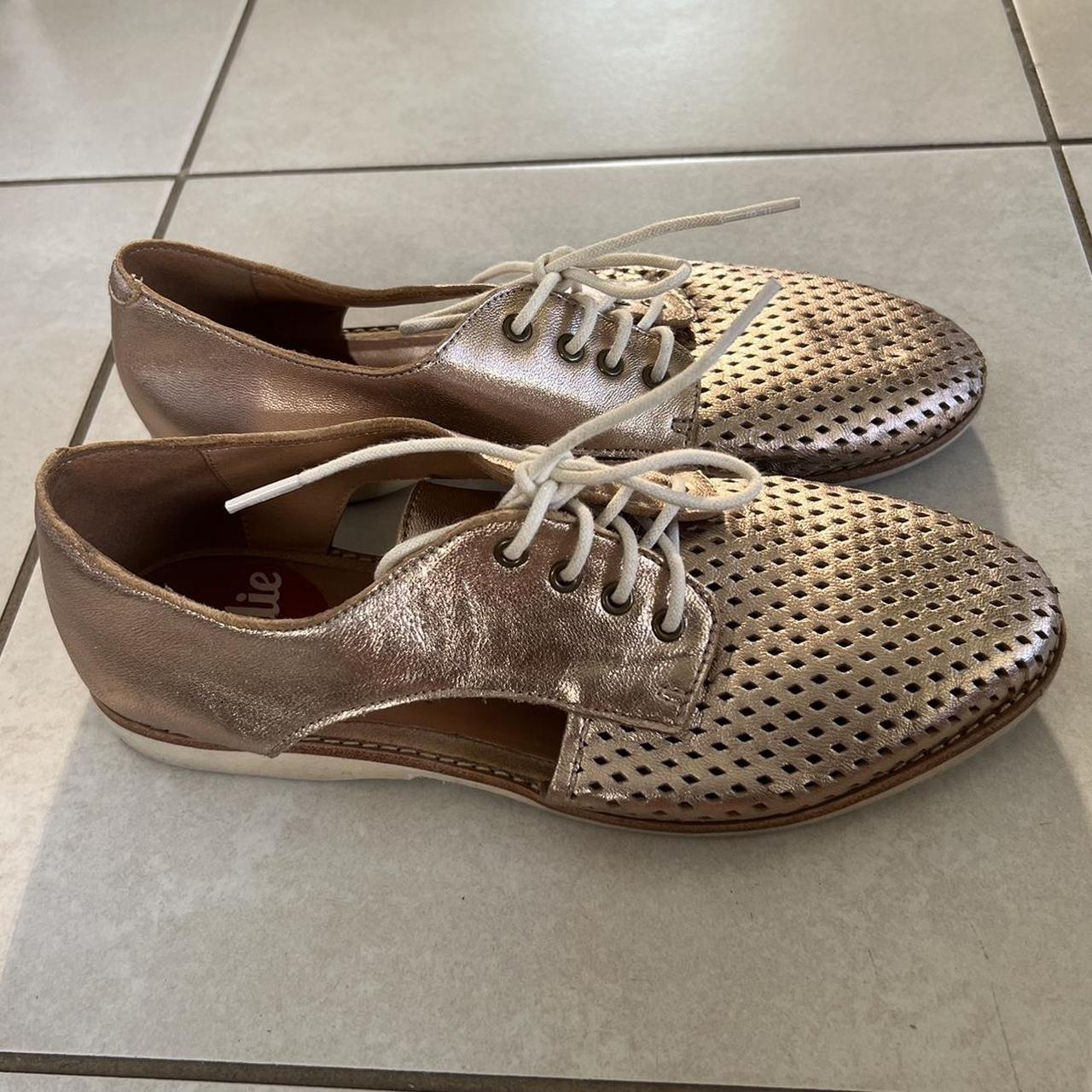 Rollie Nation rose gold sidecut punch size 37. - Depop