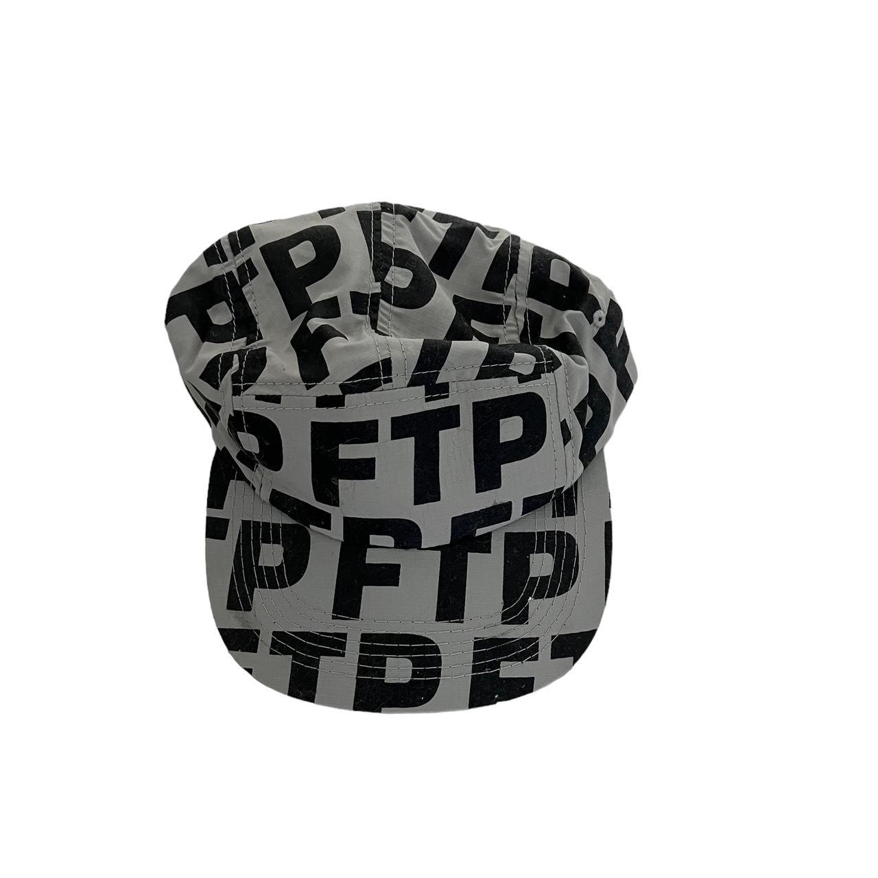 FTP Men's Grey and Black Hat | Depop