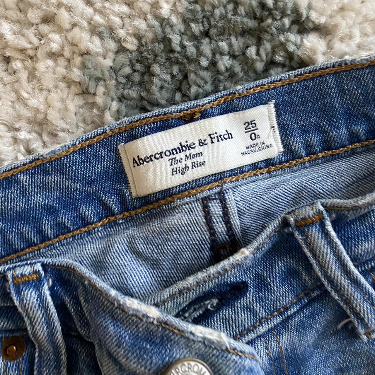 Abercrombie & Fitch Mom Jeans High Rise size... - Depop