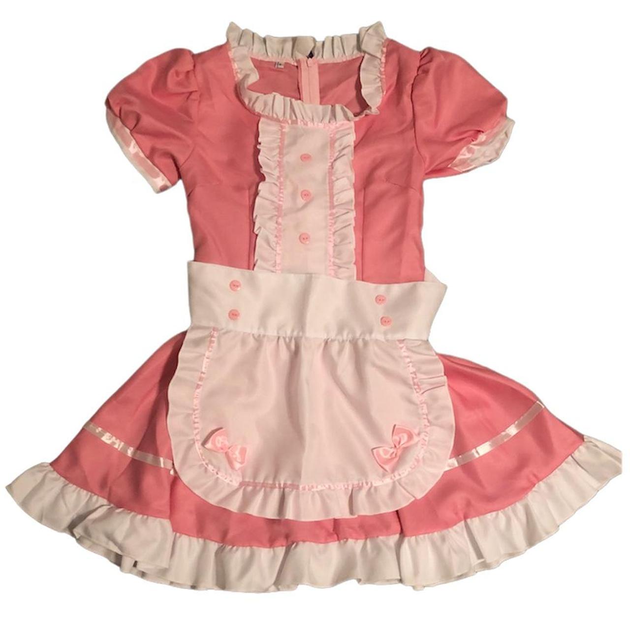 Cutest Pink Maid Dress 💗 This adorable maid dress... - Depop Cutest Pink Maid Dress 💗 This adorable maid dress... - Depop