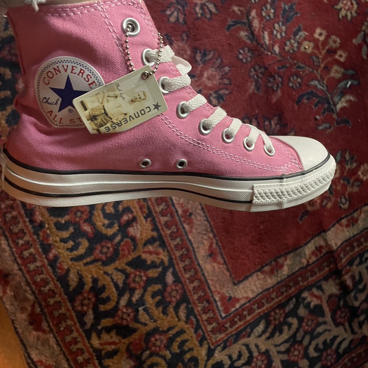 All star converse high top Pink high top Now box... - Depop