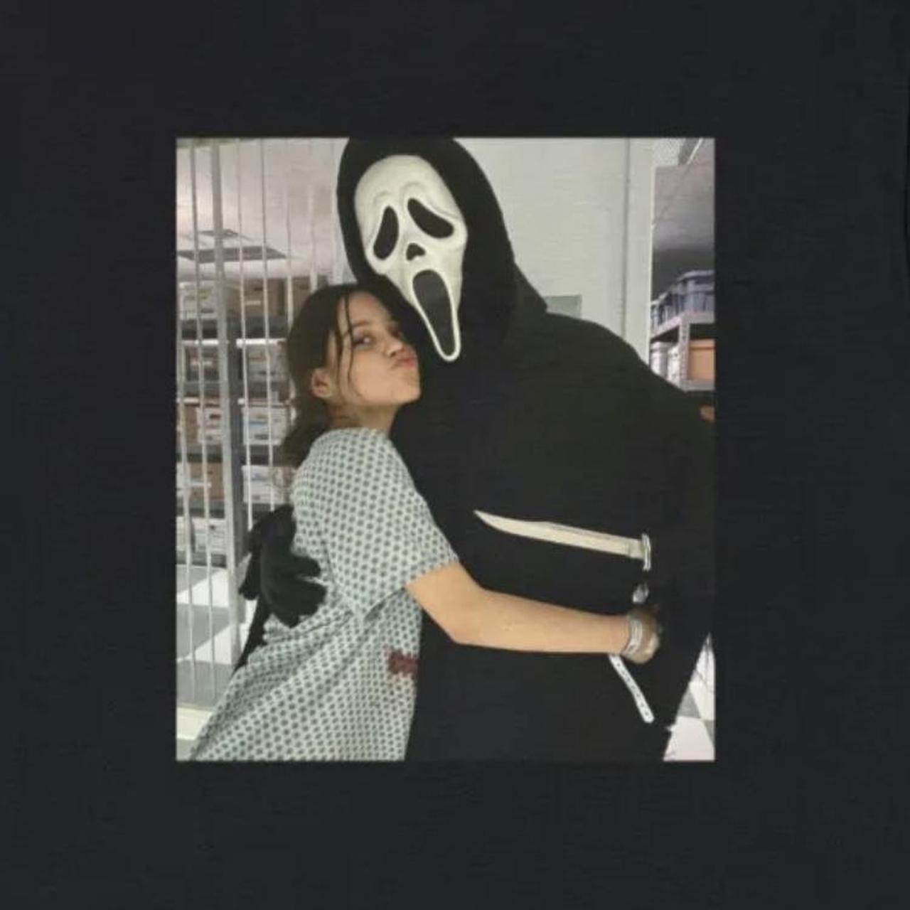 Jenna Ortega Sizes S - 3XL Ghostface Hug Unisex Tee... - Depop