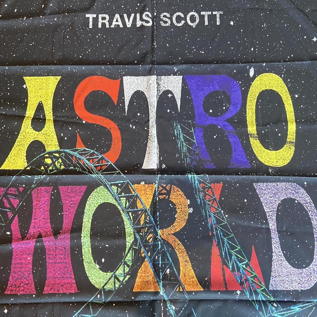 Travis Scott Astroworld Tapestry -really big... - Depop