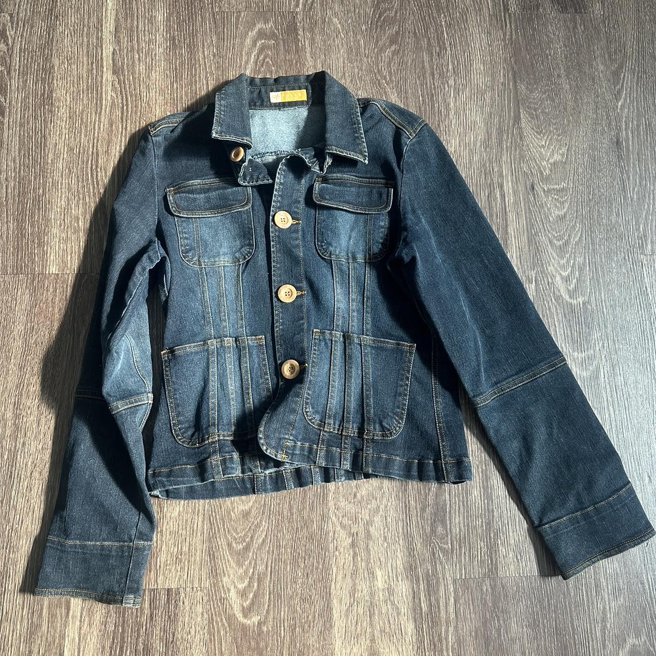 Vintage boho jean jacket - Depop
