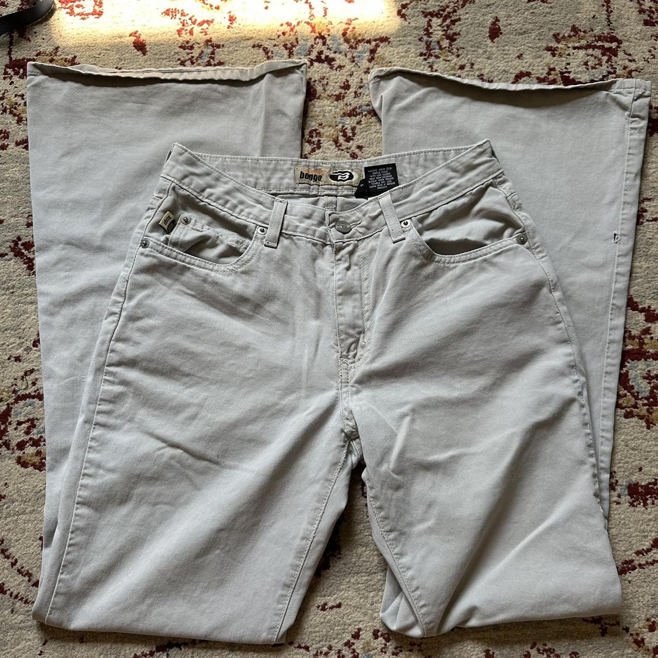 Vintage Bongo super flare khakis, mid rise Sadly... - Depop