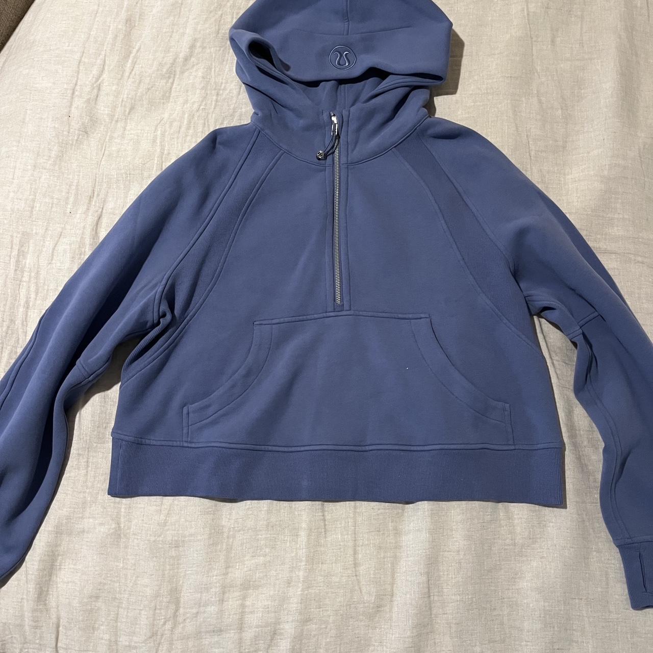 - Periwinkle Lululemon Scuba Jacket - Worn once - NO... - Depop