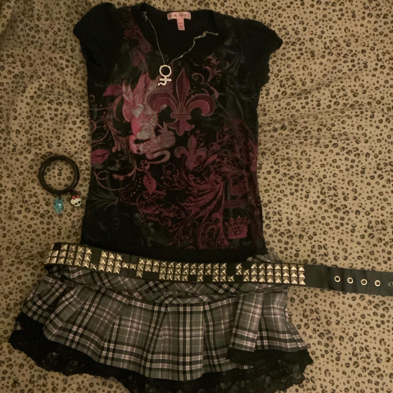 Fab Fang y2k fleury de lid crown and brocade baby... - Depop