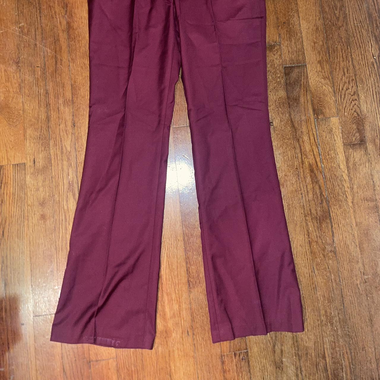 Dark red dress pants - Depop