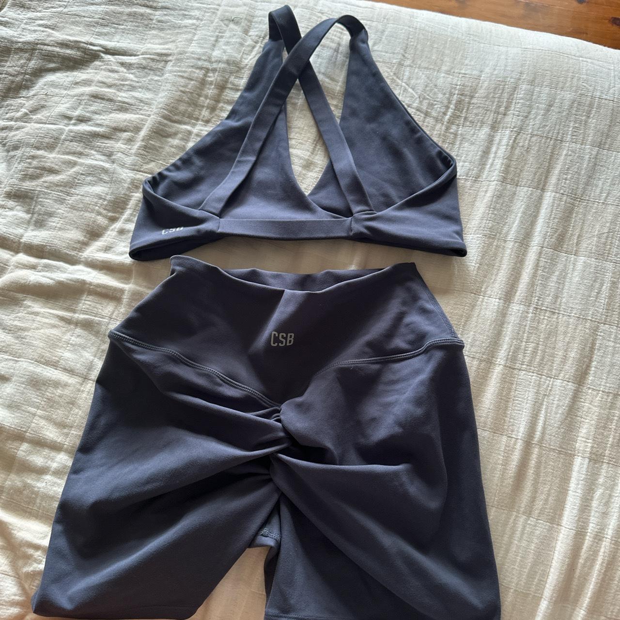 crop shop boutique colour studio scrunch bum 4” +... - Depop