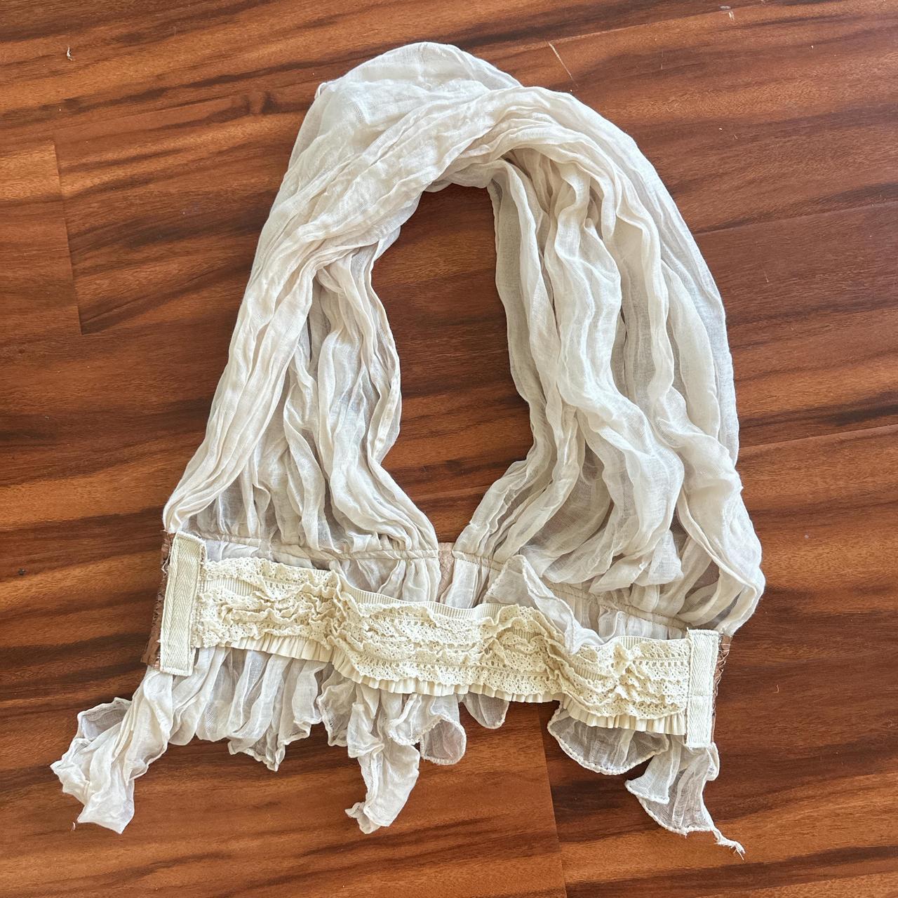 REPOP Handmade western patchwork mesh halter tank... | Depop