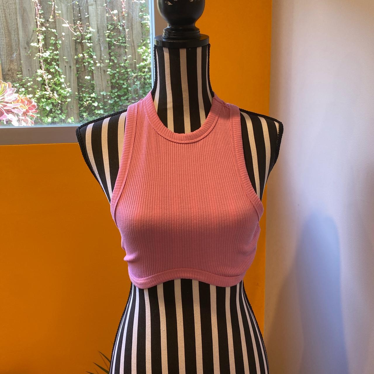 Glassons pink halter neck top Size medium Worn once - Depop