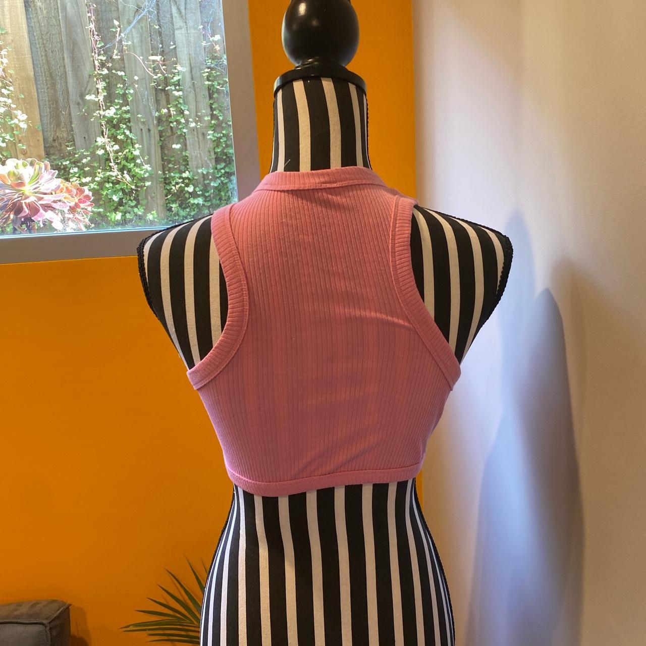 Glassons pink halter neck top Size medium Worn once - Depop