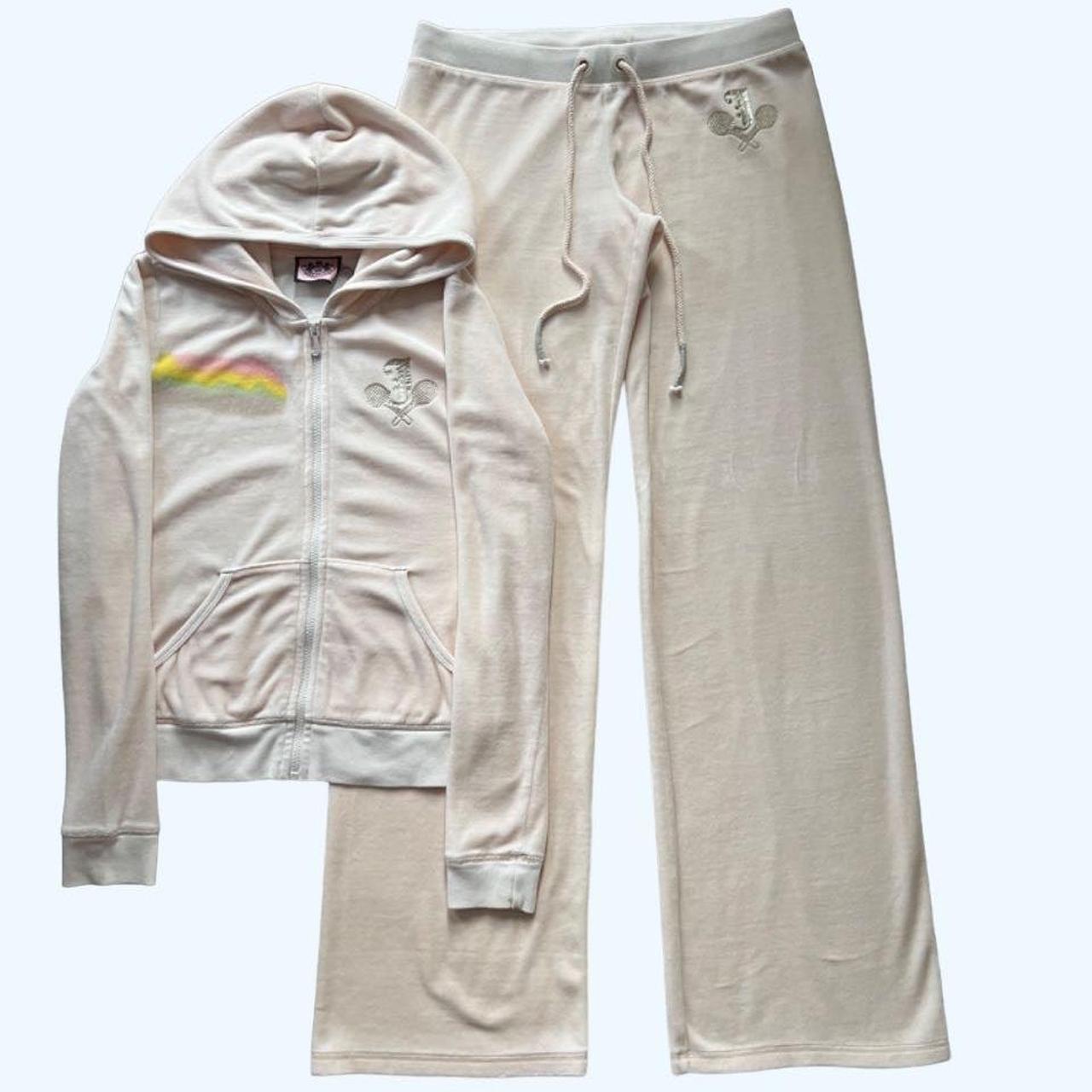 insane cream juicy tracksuit new without tags... - Depop