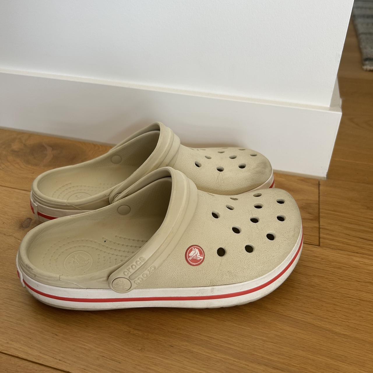 CROCS CROCBAND CLOG - Cream colour - Will be... - Depop