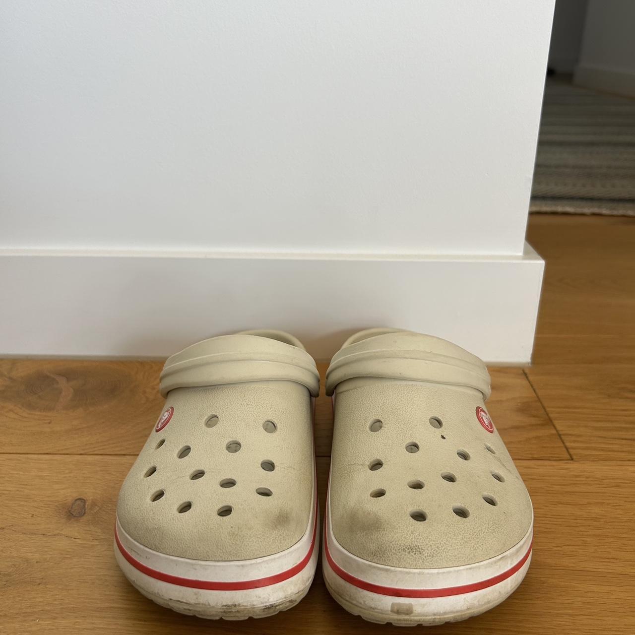 CROCS CROCBAND CLOG - Cream colour - Will be... - Depop