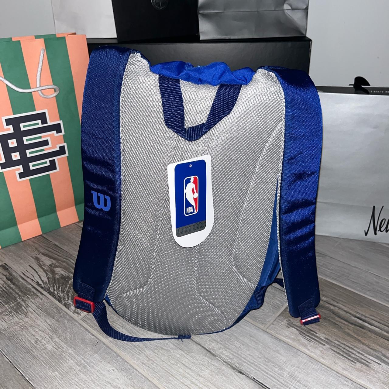 Wilson NBA DRV Basketball Backpack-Navy Brand... - Depop
