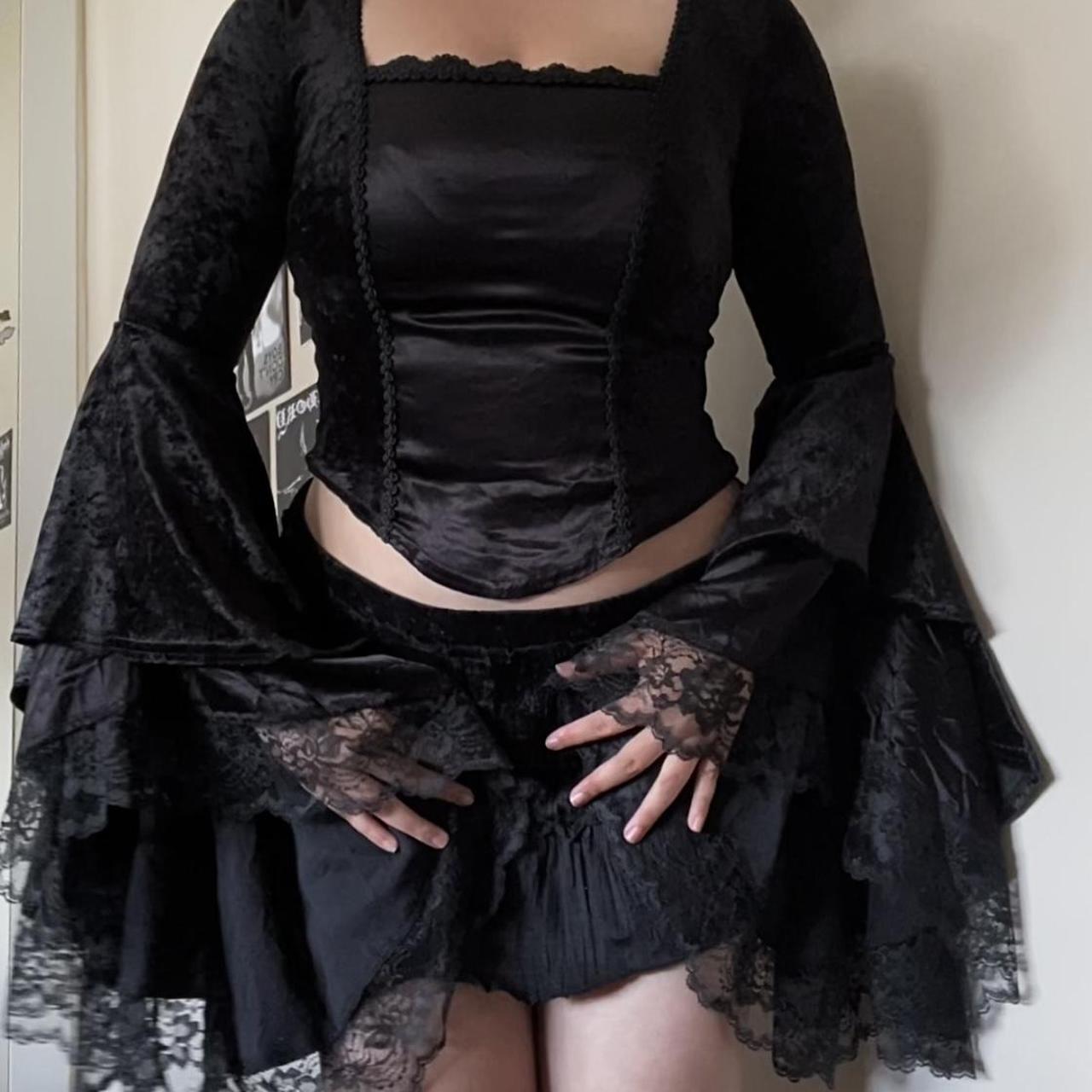 Vintage lip service bell sleeve top for trades or... - Depop