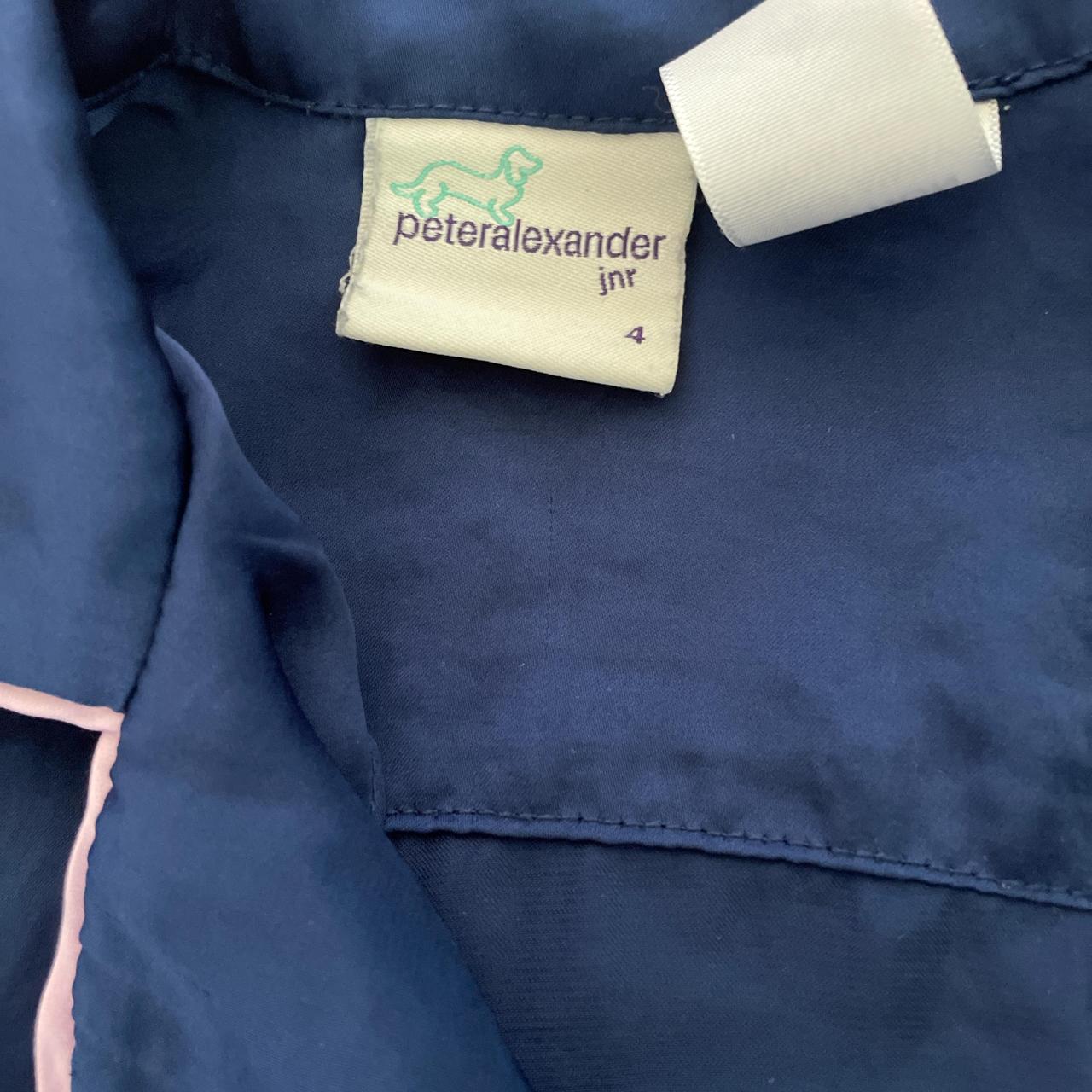 Children’s size 4 Peter Alexander navy and pink... - Depop
