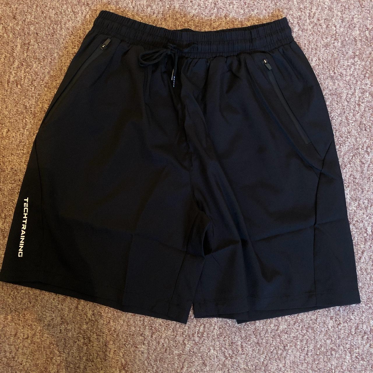 Men’s medium gym shorts - brand new - football... - Depop